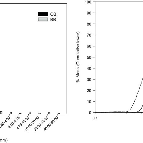 Particle Size Distribution Mass Basis Determined By Dry Sieving For