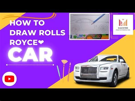 How To Draw Rolls Royce Wraith Car In EASY STEPS Rolls Royce