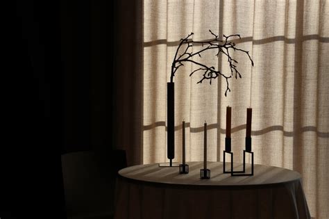 Audo Copenhagen Portacandela Kubus Micro Pz Nero Finnish Design Shop
