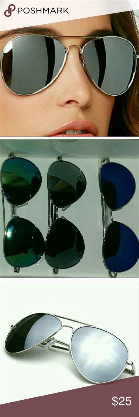 Mirrored Aviator Sunglasses Mirrored Aviator Sunglasses Aviator