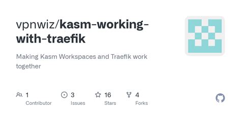 Github Vpnwizkasm Working With Traefik Making Kasm Workspaces And