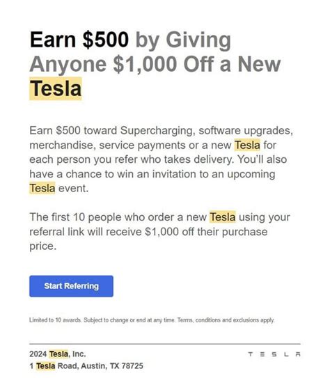 Tesla Referral Program 2024 New Referral Program In The U S