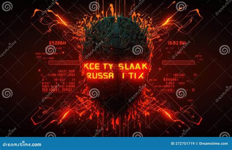 System Hacked Alert After Cyber Attack On Computer Beautiful Colorful