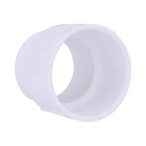 Shop Charlotte Pipe Schedule 40 1 1 2 Slip X 1 1 2 D MPT PVC Pipe