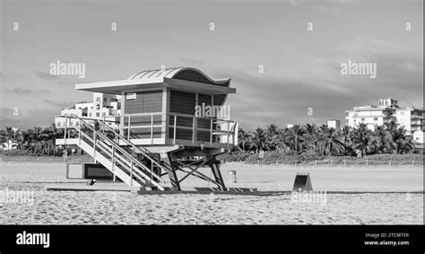 Lifeguard At Miami Beach Vacation Photo Of Lifeguard At Miami Beach