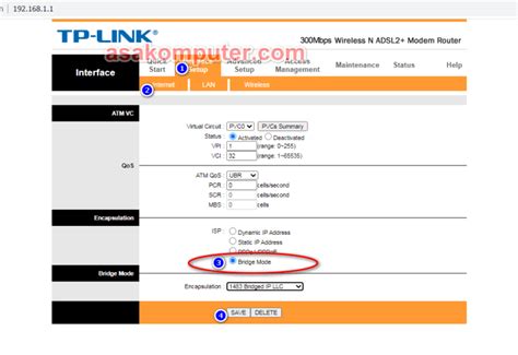 Cara Setting Modem Speedy Adsl Tp Link Menjadi Router Wifi Access Point Asakomputer