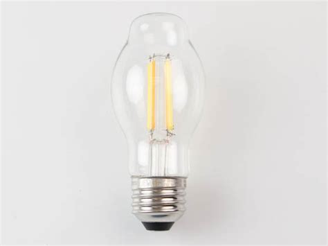 Satco 8 Watt Clear Bt 15 Led Bulb Warm White 90 Cri Medium Base