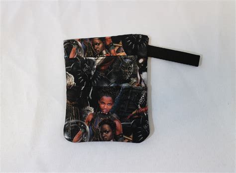 Black Panther Scrub Pocket Insert Organizer And Protector For Nurses