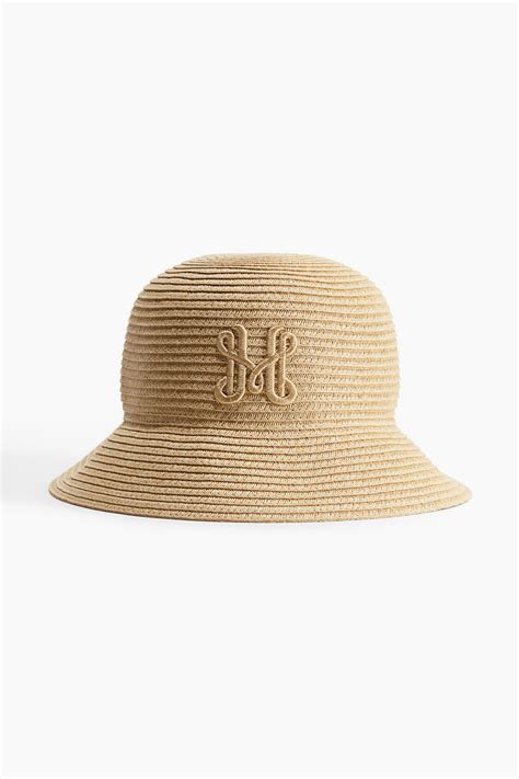 Chapeau De Paille Beige Femme Handm Ca