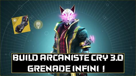 DESTINY 2 FR SAISON 18 BUILD ARCANISTE CRYO 3 0 GRENADE INFINI YouTube