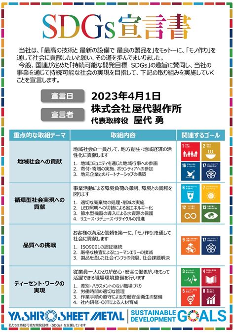 会社概要 株式会社 屋代製作所