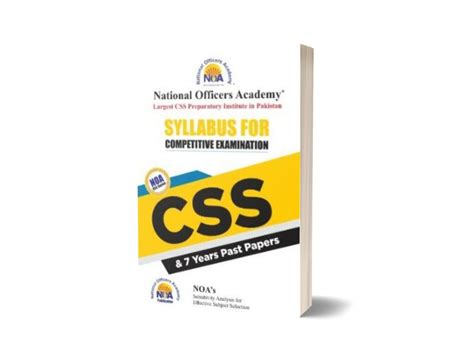 Css Syllabus And 7 Years Past Papers By National Officer Academy