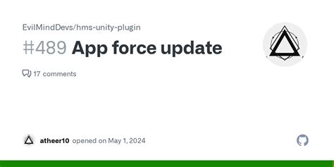 App Force Update Issue Evilminddevs Hms Unity Plugin Github