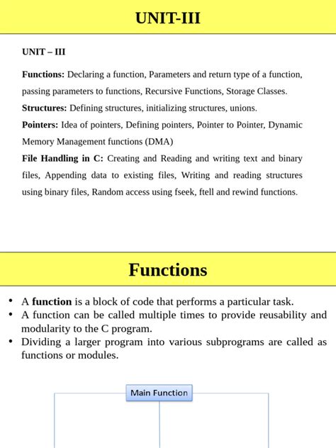 Pps Unit 3 Pdf Pointer Computer Programming Parameter Computer Programming