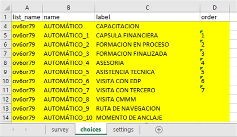 Xml Values In Table Are Displayed Data Management Kobotoolbox