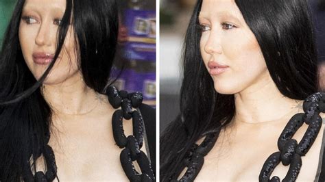 Noah Cyrus Bears Breasts At Paris Fashion Week Au