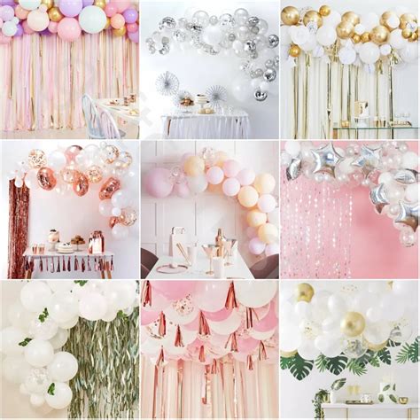 How To Decorate Balloon Backdrop Frame New House Project