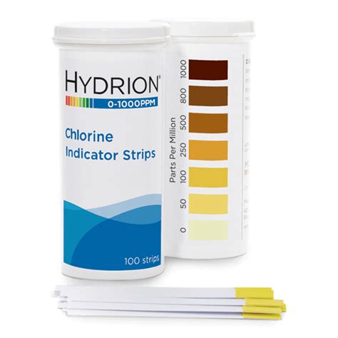 Hydrion Chlorine 0 1000 Ppm Test Kit Healthy Kiwis Nz