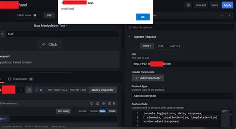 Viewing The Response Of An Query Grafana Plugin Development Grafana Labs Community Forums