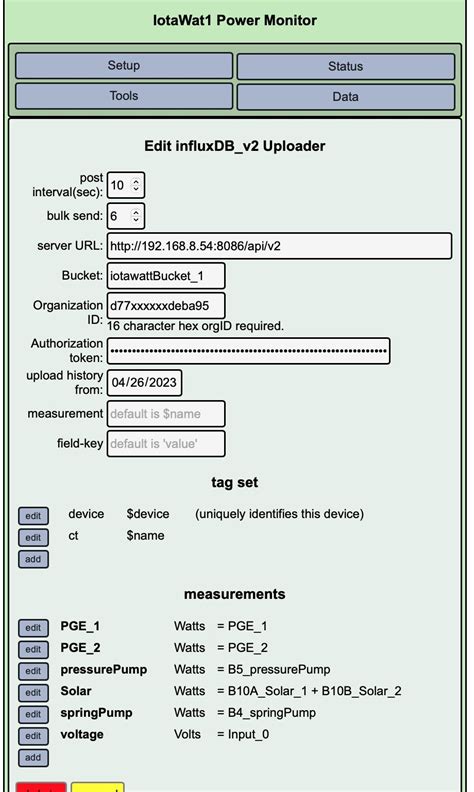 Influx V2 Uploader Issue Specified But No Proxy Server Configured Iotawatt User