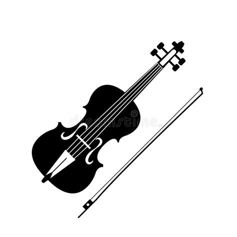 Violin Vector Illustration Decorative Design Stock Vector