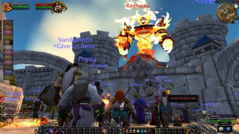 Ragnaros Up On Classic Test Realm Rwow