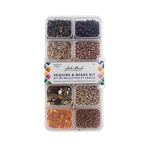 Sequin And Bd Kit Gold 10 Types Thunderbird Supply Company Jewelry