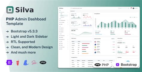 Php Dashboard Website Templates Themeforest