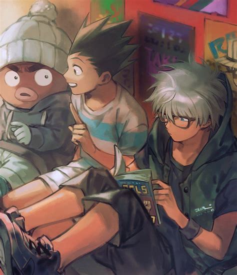 Riddle On Twitter Paints Something For Myself Before The Month Ends Killua Hisoka Hunter