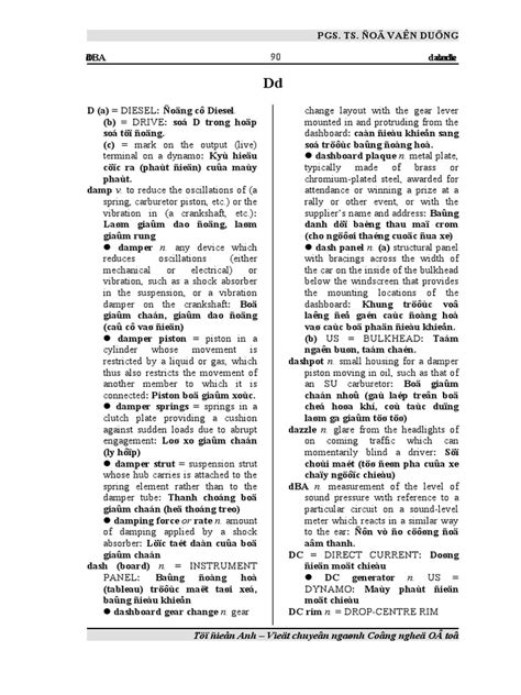 Dictionary D Pdf Distributor Headlamp