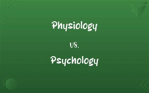 Physiology Vs Psychology Know The Difference