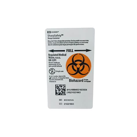 Sharpsafety™ Safety In Room Sharps Container