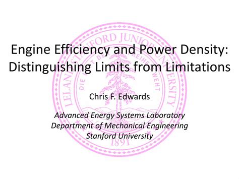 Pdf Engine Efficiency And Power Density Distinguishing Limits
