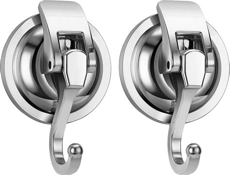 Suction Cup Hooks 2 Pack Heavy Duty Vacuum Shower Hooks Powerful