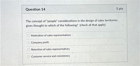 Solved Question 145 PtsThe Concept Of People Chegg