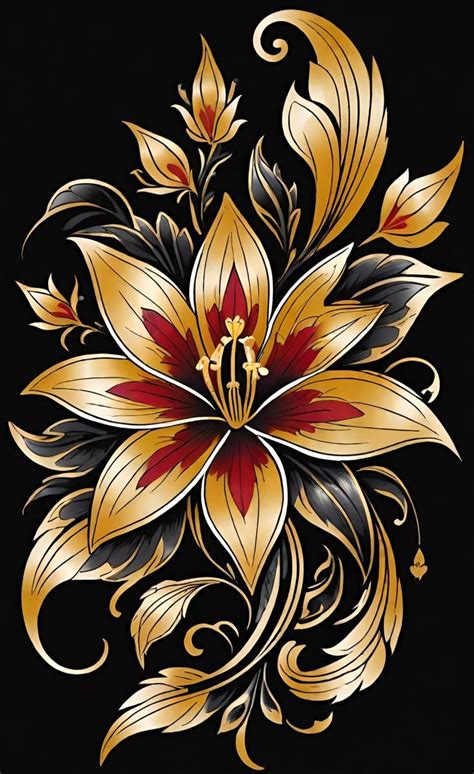 Пин от пользователя Ирина Виноградова на доске Хохлома Цветочные картины Цветочные росписи