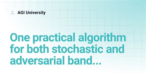 One Practical Algorithm For Both Stochastic And Adversarial Bandits