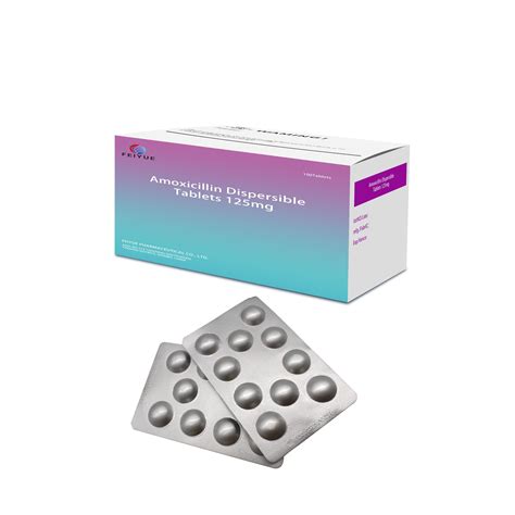 Gmp China Amoxicillin Dispersible Tablets Skin Soft Tissue Infection Sensitive Bacteria