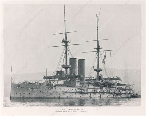 Hms Cornwallis Sister Ship To Hms Duncan Stock Image C0634294
