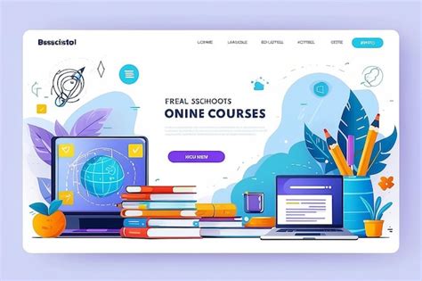 Premium Photo Online School Digital Internet Tutorials And Courses