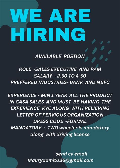 Kavya Chaturvedi On Linkedin Were Hiring Share Cv Chaturvedikavya5