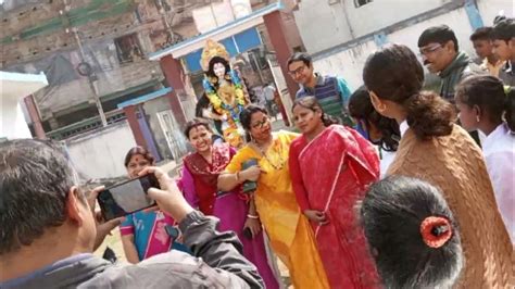 আজকে আমার স্কুলে সরস্বতী ঠাকুর বিসর্জন এর কিছু মুহূর্ত । Youtube