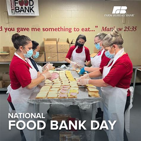 Farm Bureau Bank On Linkedin Nationalfoodbankday Volunteer