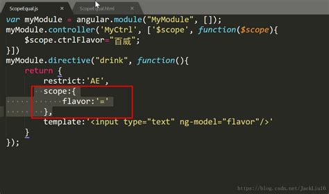 Angularjs Scope绑定策略angularjs Scope 绑定 Csdn博客
