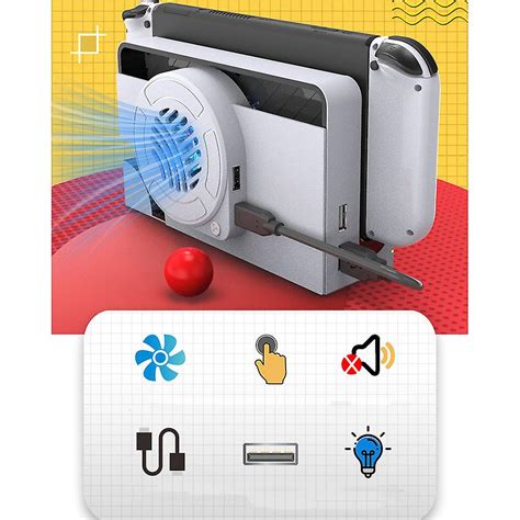 For Switch Oled Game Console Cooler Usb Cooling Fan Fruugo Dk