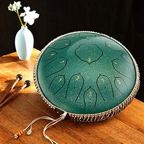 Steel Tongue Drum 15 Notes 14 Inch D Key Panda Balmy Drum Percussion