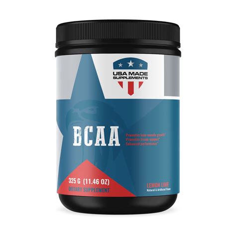 Bcaa Lemon Lime Usa Made Supplements