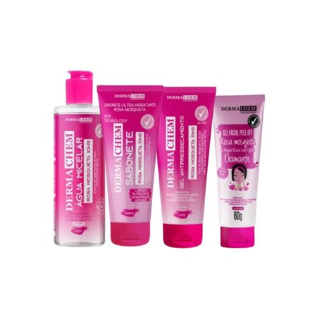 Kit Rosa Mosqueta Antirressecamento Pele Seca Dermachem Shopee Brasil
