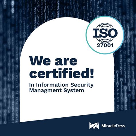 Miracle Devs Inc On Linkedin Iso27001 Cybersecurity