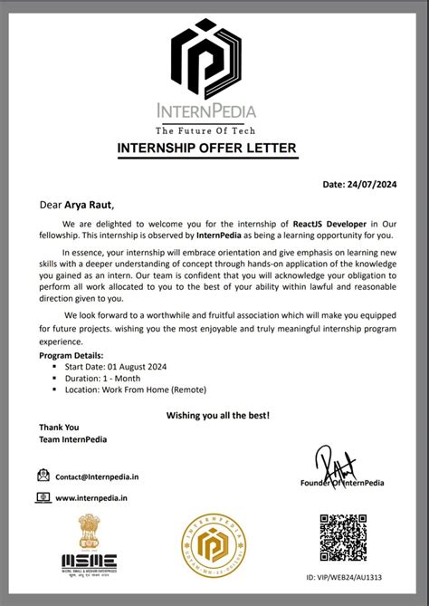 arya raut on linkedin webdevelopment reactjs internship internpedia